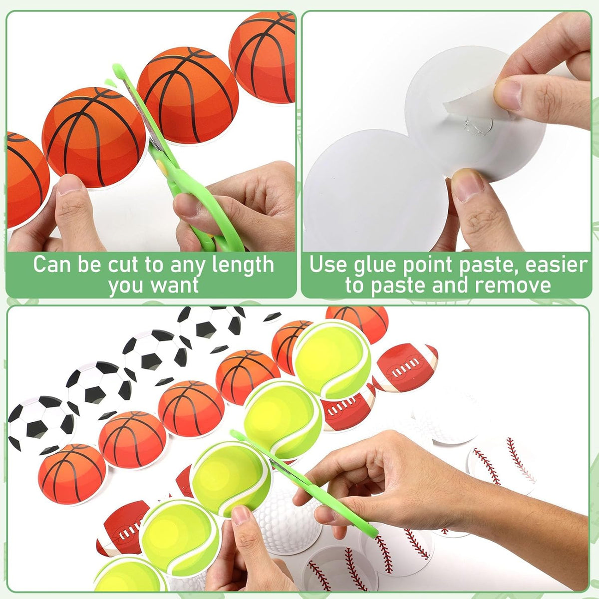 85ft Sports Bulletin Board Borders Football Bulletin Board Trim ...