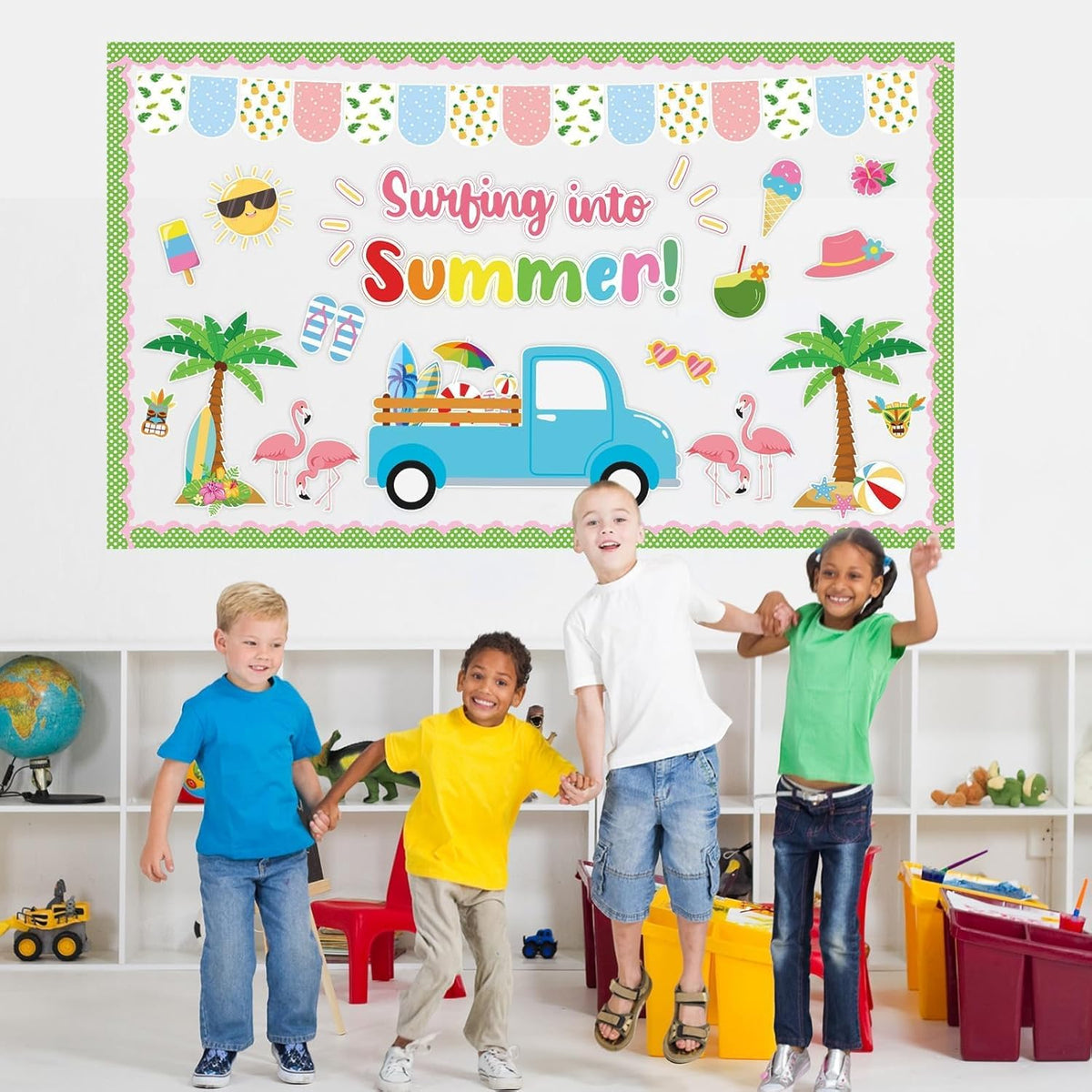 Summer Bulletin Board Decorations Summer Truck Classroom Bulletin Board ...