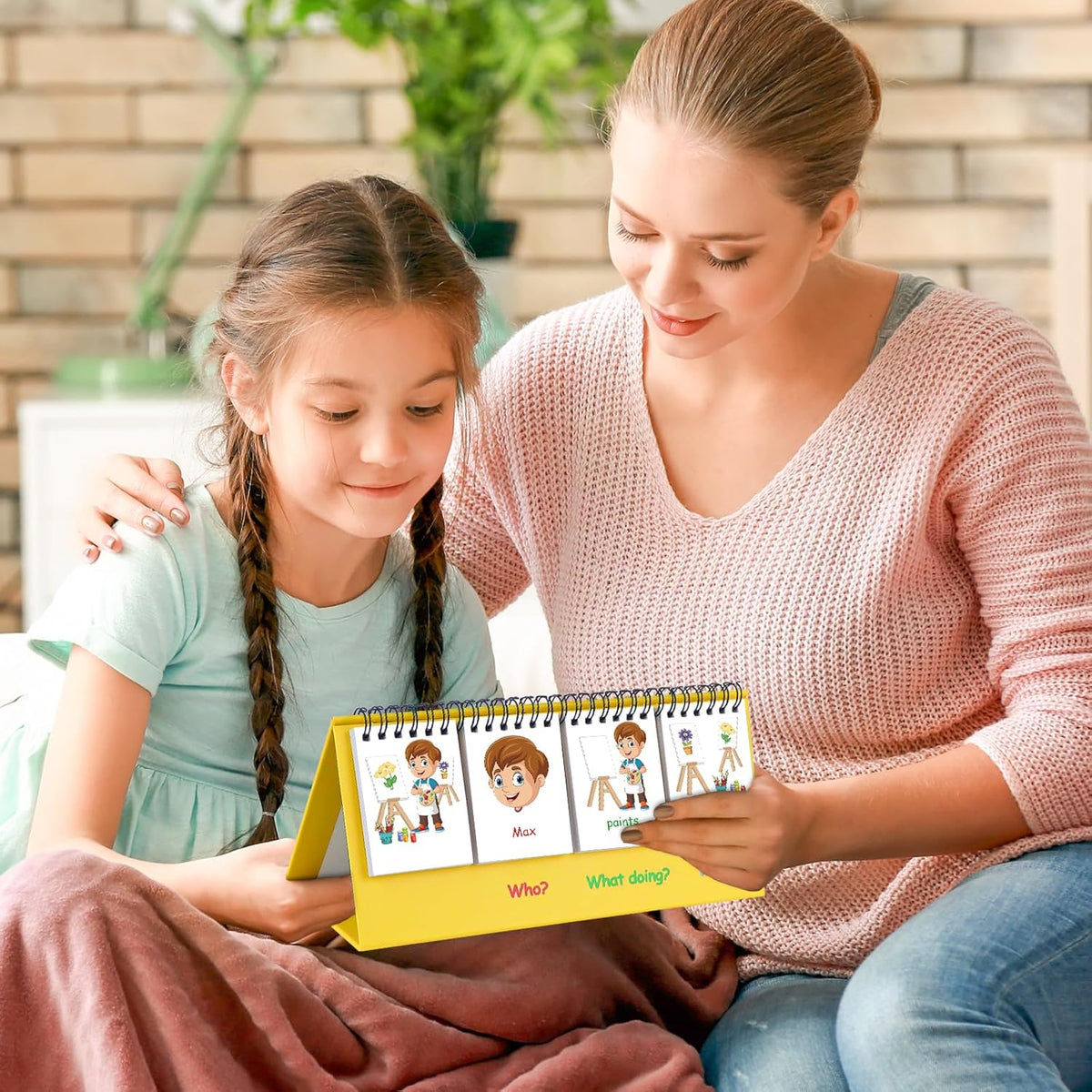 Sentence Building Flip Chart for Kids,Speech Autism Therapy Learning ...