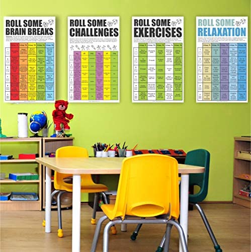 Your Therapy Source Brain Breaks Poster Set for the Classroom - Moveme ...
