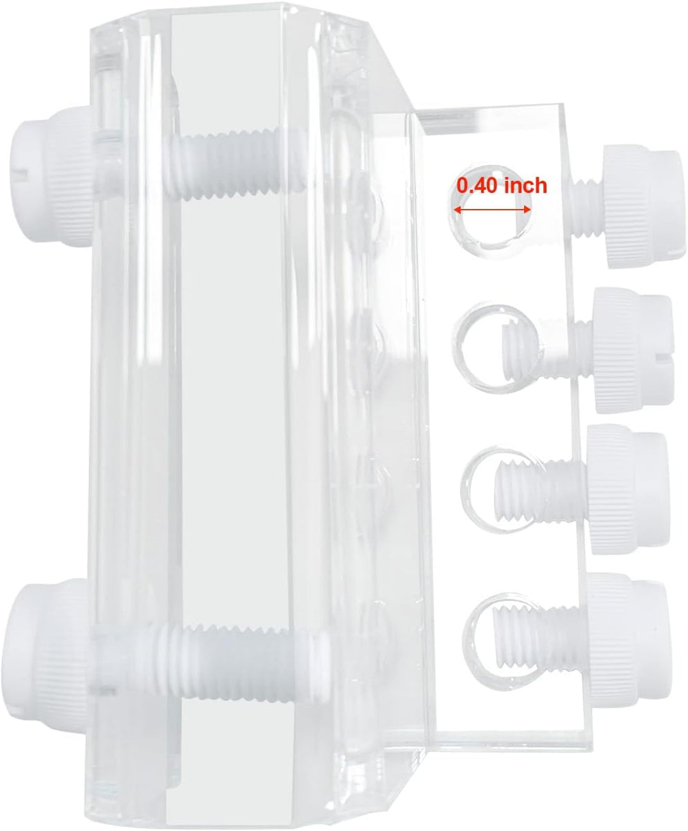 Acrylic Aquarium Soft Tube Fixture Holder for Holding Doing Pump Soft ...