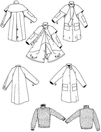 Folkwear #137 Australian Drover's Coat Trench Outback Aussie Sewing ...