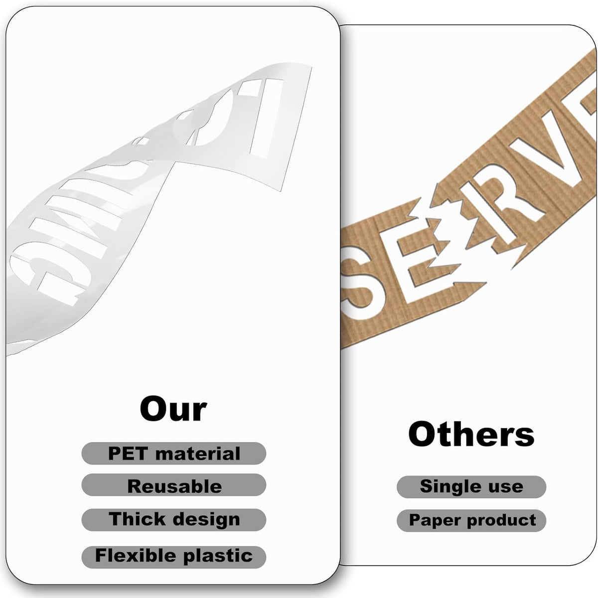 2pcs Loading Zone Stencils, 28.74x5.9 Inch Parking Lot Spray Stencils ...