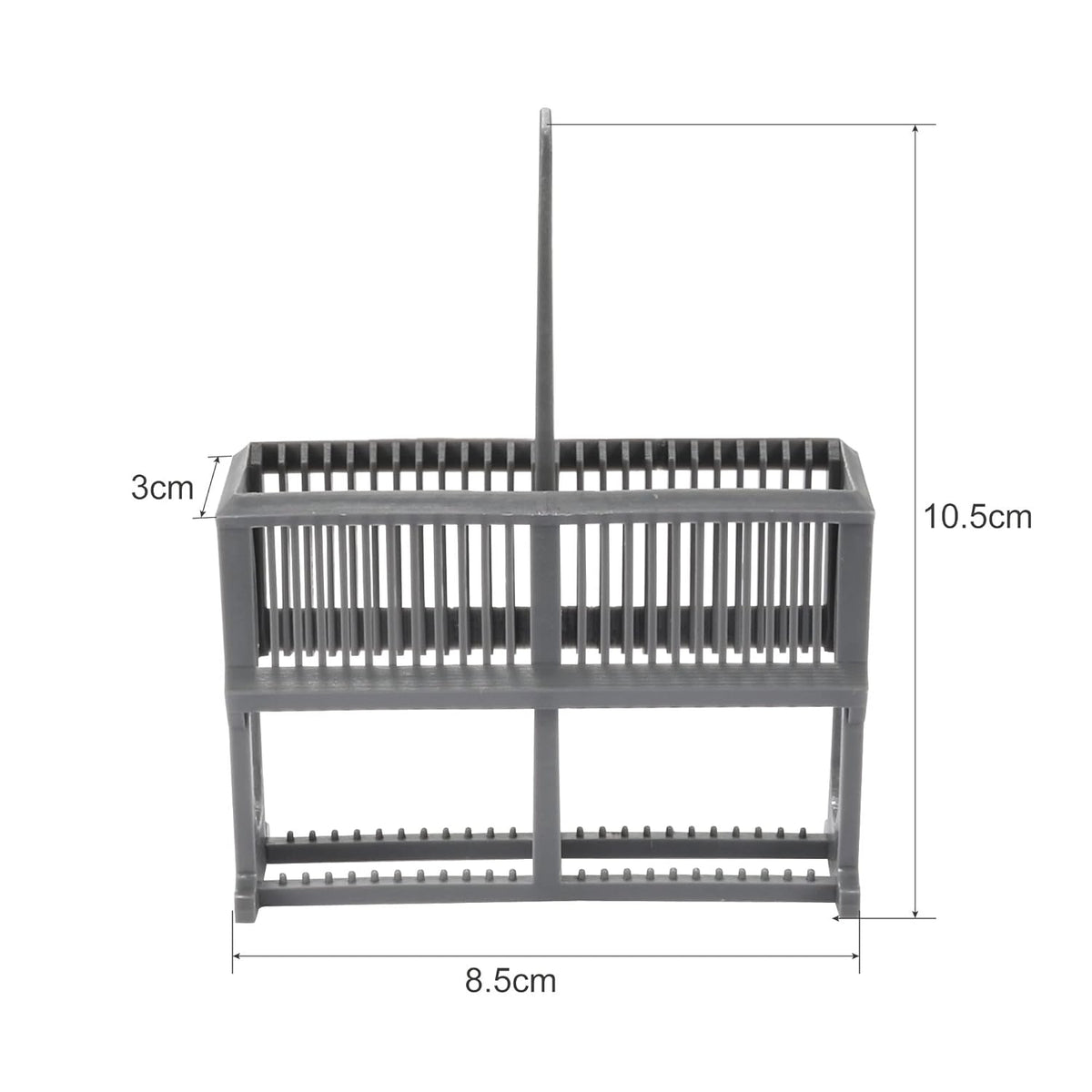 uxcell Microscope Slides Rack 24 Positions Polypropylene Staining Rack ...