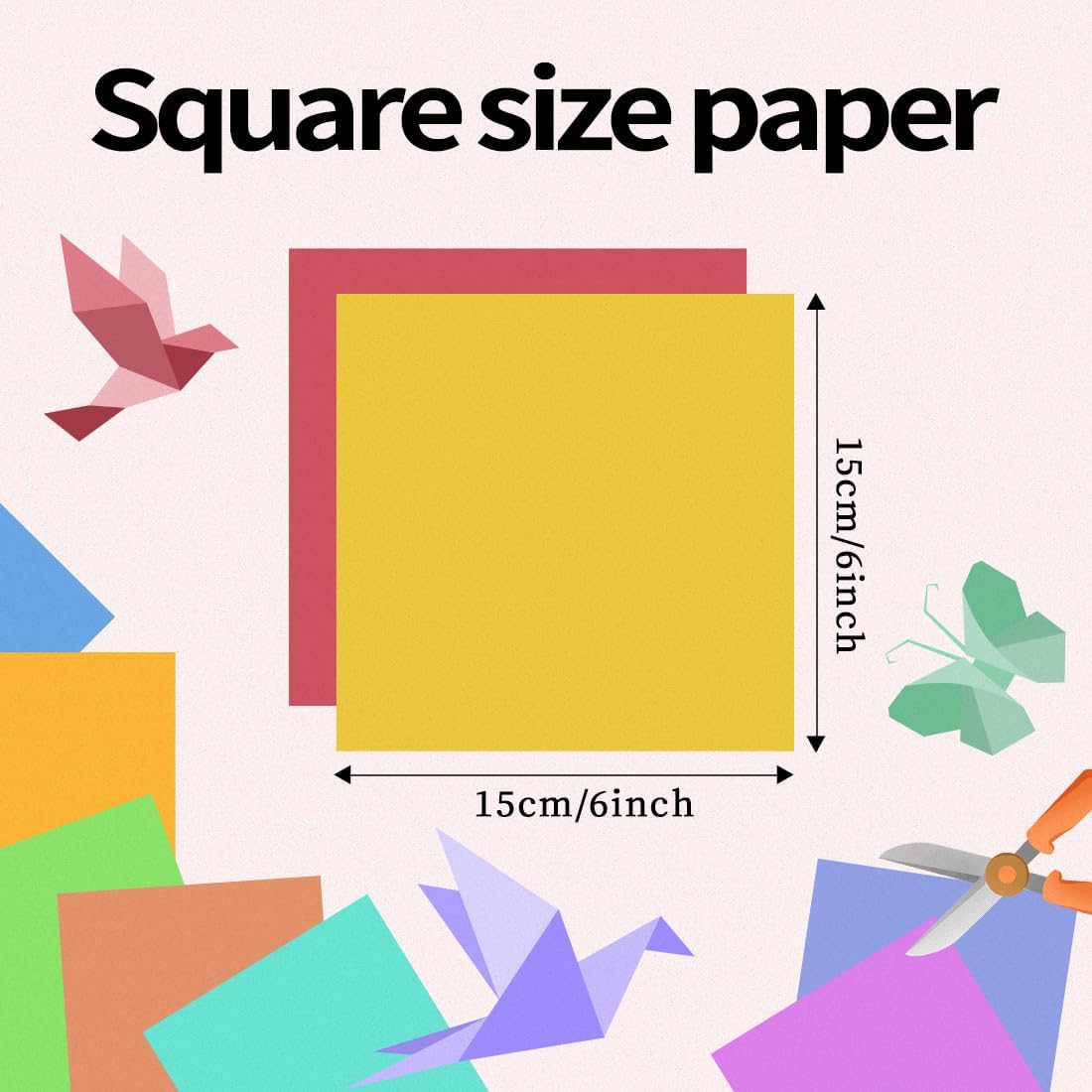 Origami Paper, Double Sided Color Origami Paper kit, 220 Sheets ...