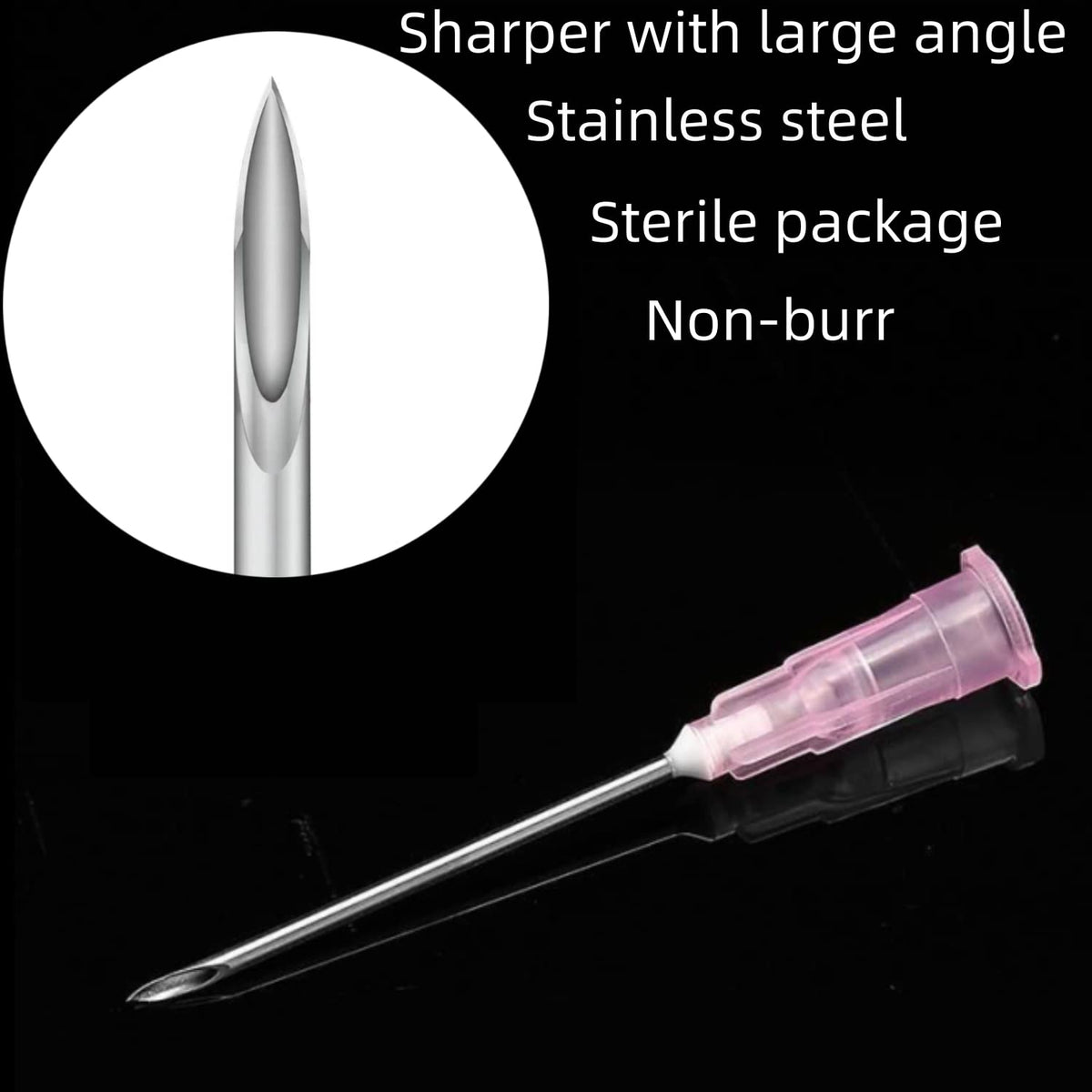 100 Pack - 18G 1 Inch Dispensing Needle Sterile with Luer Lock for ...