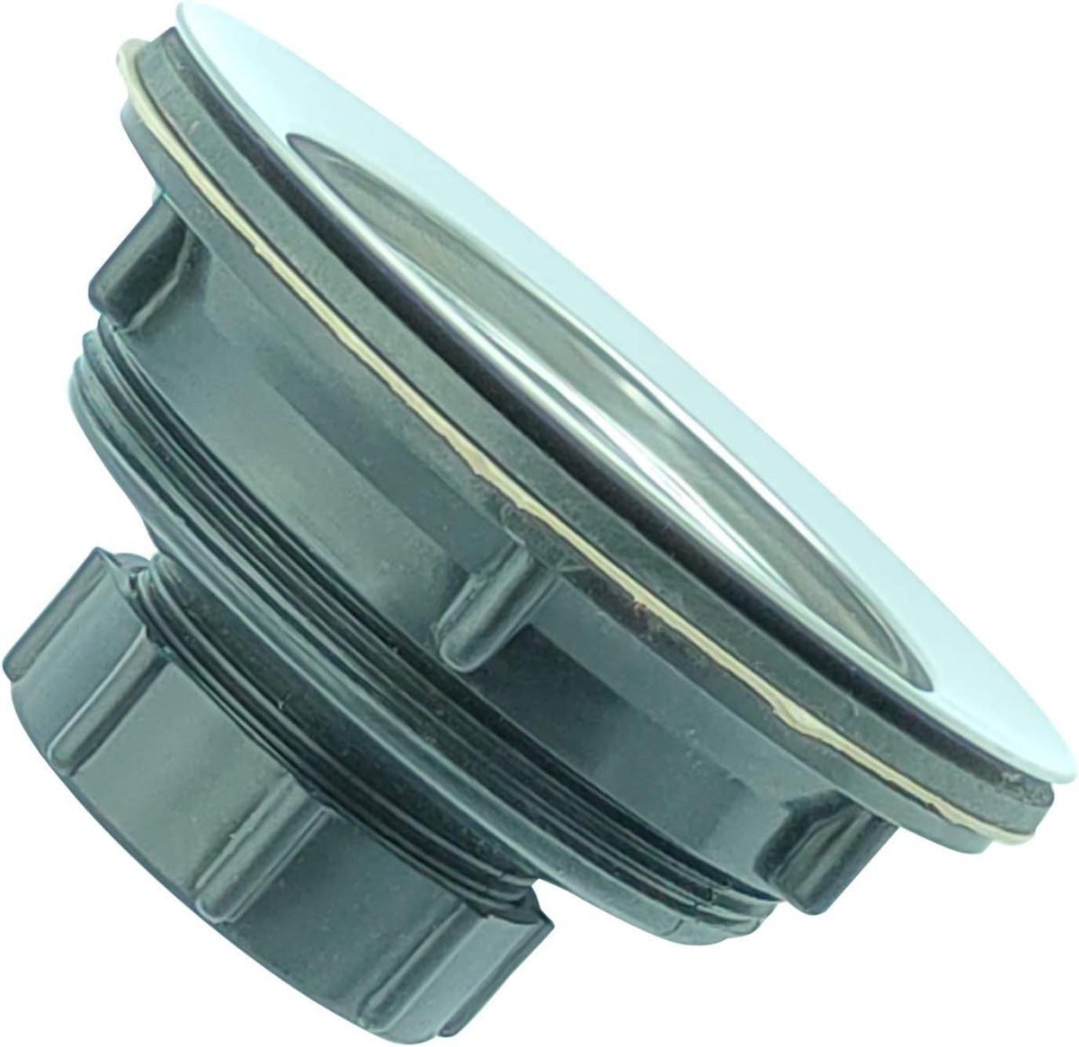 Basket Strainer 4 Inch Kitchen Sink Steel Drain with ABS Base and ...
