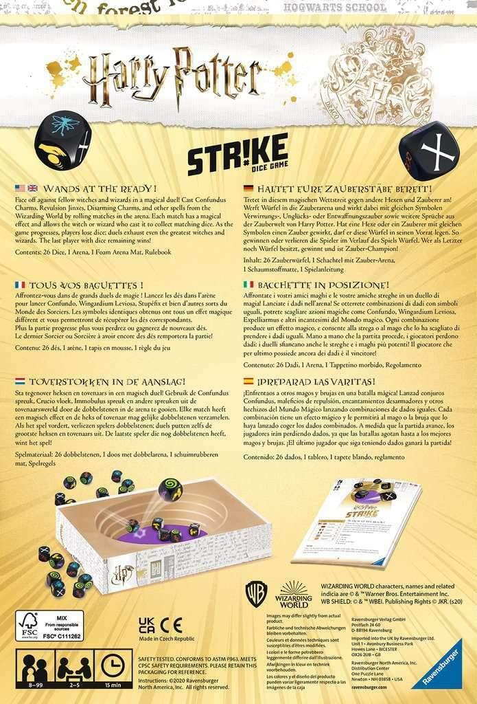 Ravensburger Harry Potter Strike Game for Kids and Adults , Blue – ZeeBooth