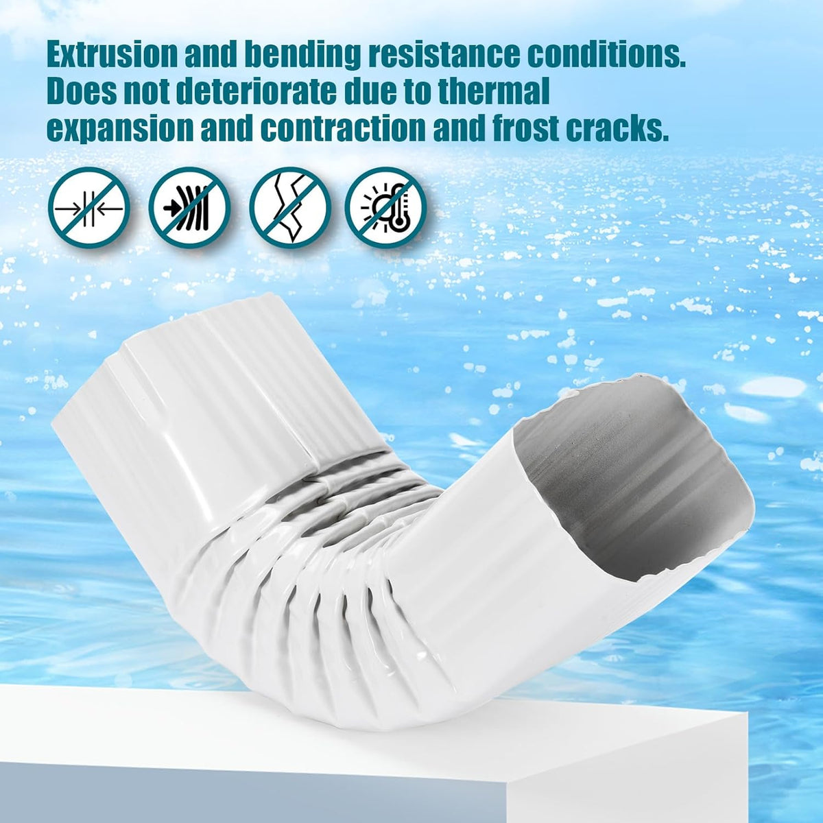 Downspout Gutter Elbows ?Positive Elbow?90 Degrees 3x2 Style A? Gutter ...