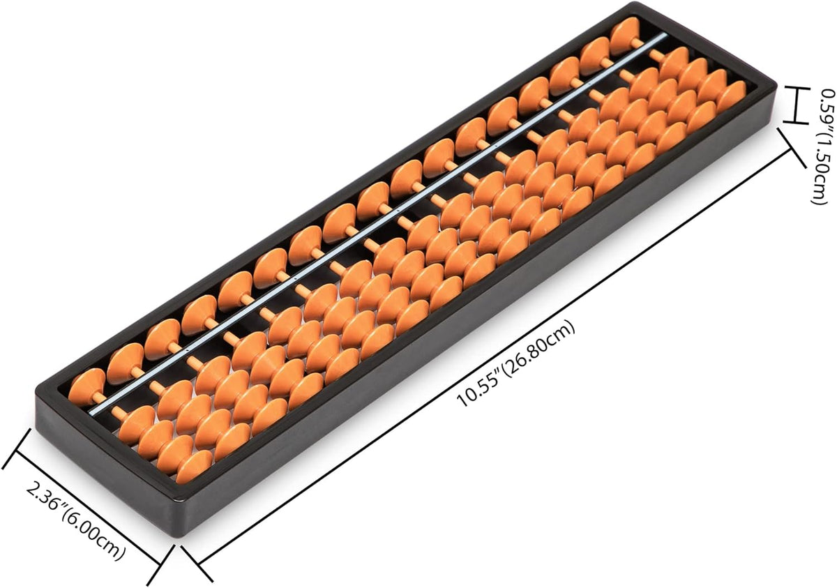 Digital Standard Abacus-25.4 cm-Professional 17-Column Soroban ...