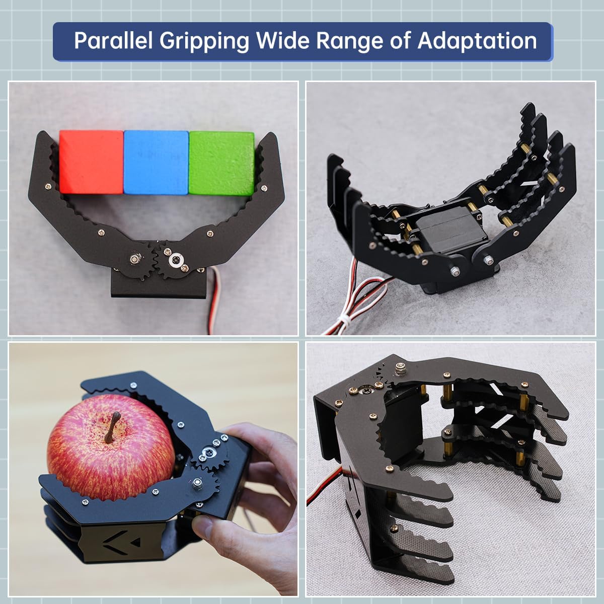 Mechanical Robot Arm Claw/Gripper Robot Gripper (Black Mechanical Claw ...