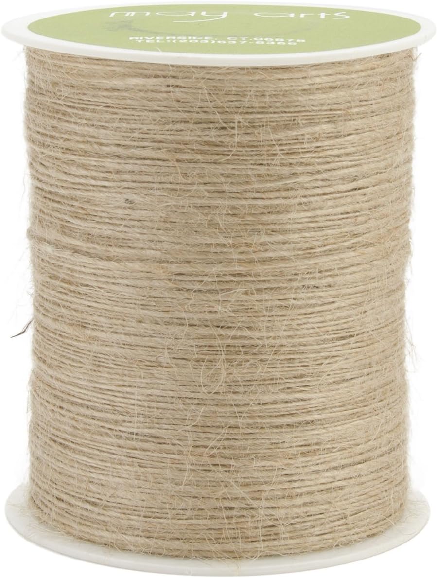 May Arts Ribbon, Natural Burlap String – ZeeBooth