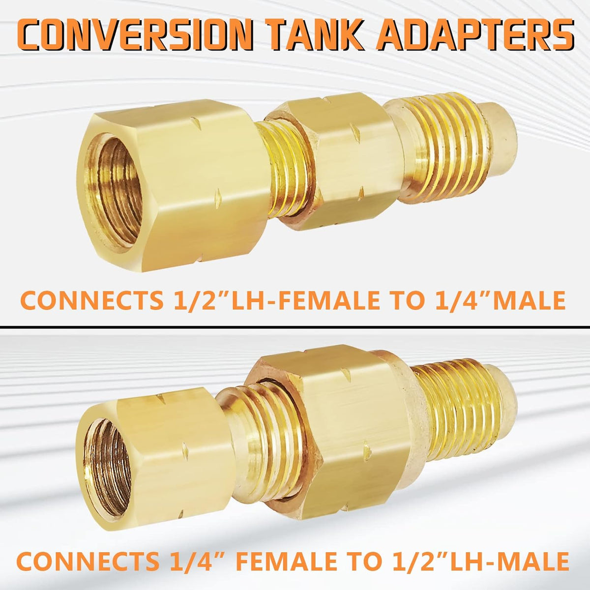 Boltigen R1234YF Refrigerant Tank Adapters, R12 to R1234YF Adapter ...