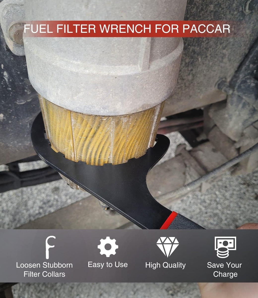 61060 Diesel Fuel Filter Wrench for Paccar, Oil Filter Removal Tool ...