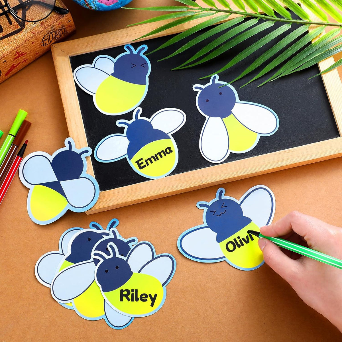 72 Pcs Firefly Cutouts Paper Firefly Bulletin Board Cutouts Firefly ...