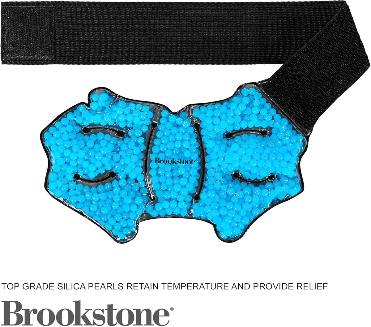Brookstone Therapy Ankle Wrap with Fast-Acting Silica Gel Beads ...