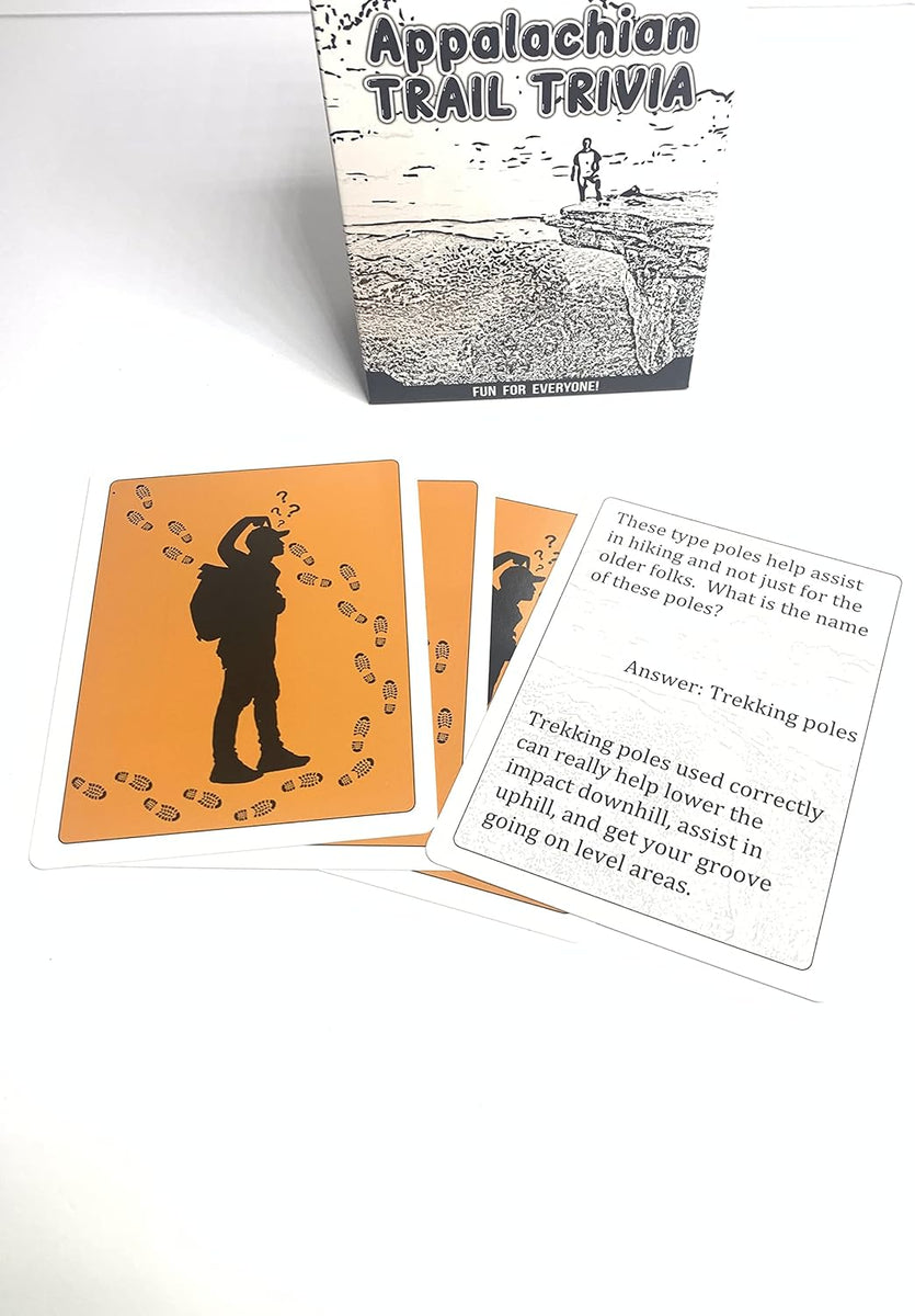 Appalachian Trail Trivia Card Game |125 Cards of Fun Facts | Trail ...