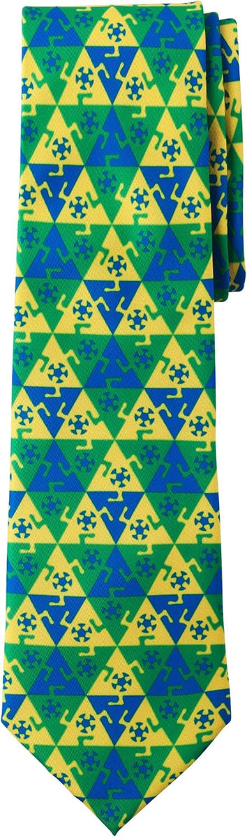 Jacob Alexander Brazil Country Flag Colors Men's Necktie - Brasil ...
