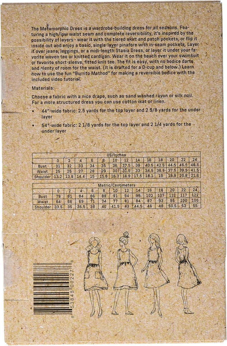 Sew Liberated Metamorphic Dress Pattern – ZeeBooth