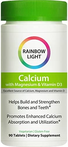 Rainbow Light - Food-Based Calcium - Calcium, Magnesium, and Vitamin D ...