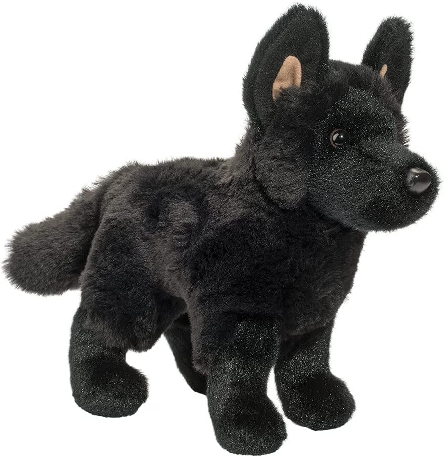 Douglas Harko Black German Shepherd Dog Plush Stuffed Animal – ZeeBooth