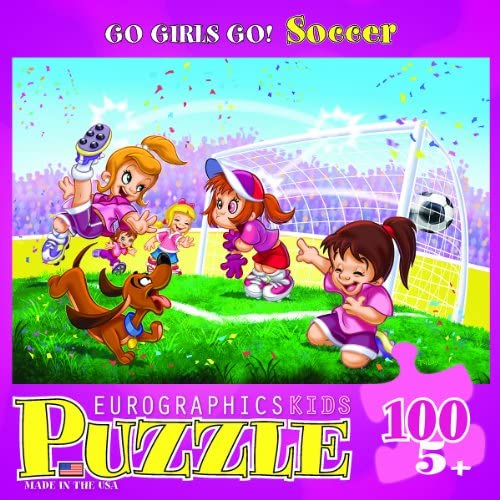 EuroGraphics Soccer Stars Go Girls Go! Puzzle (100-Piece) – ZeeBooth